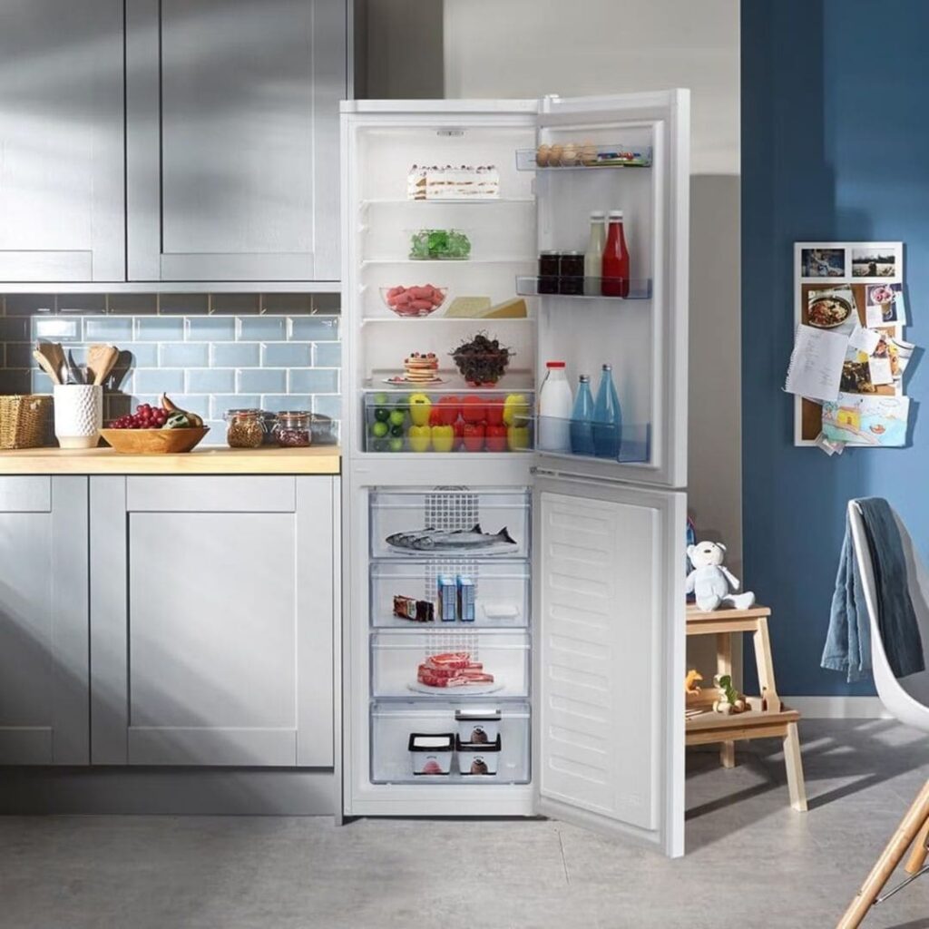 270L Frost Free Beko Fridge Freezer, 50/50, White - CFG4582W - Naamaste ...