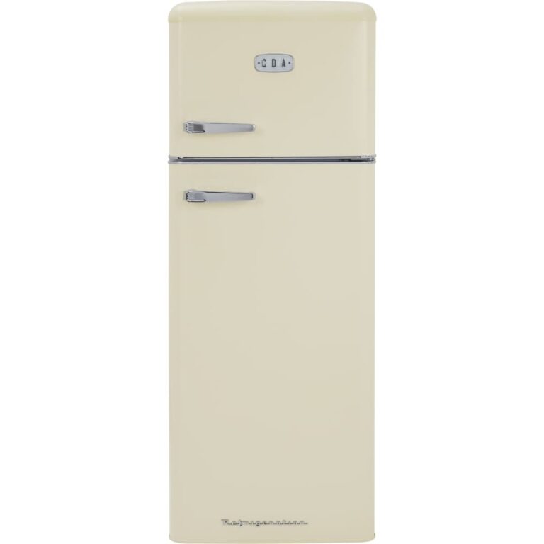 162L Barley Retro Fridge Freezer, 80/20, Cream - CDA Betty ...
